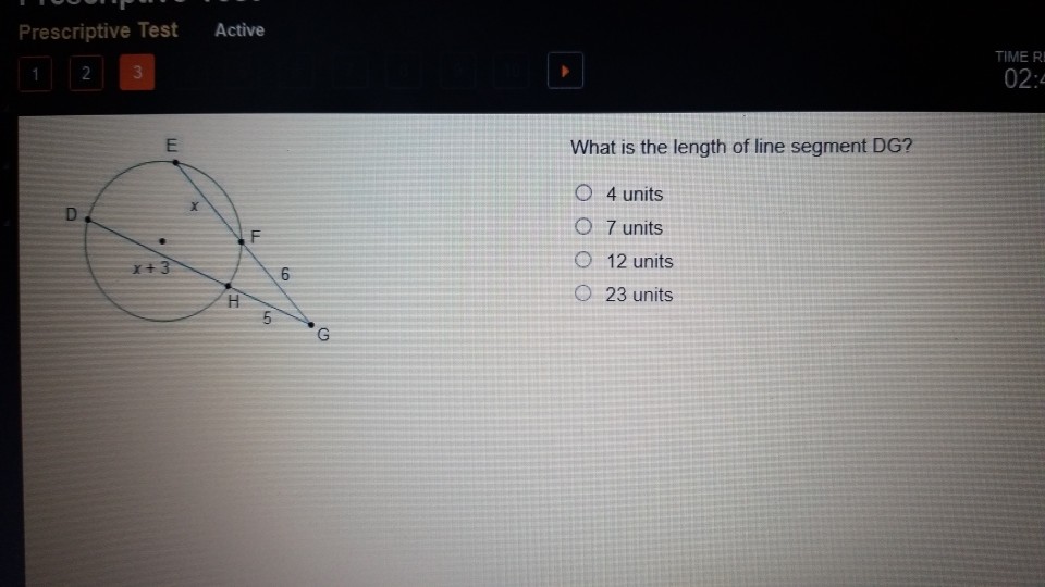 Solved Prescriptive Test Active TIME RI 02 What is the | Chegg.com