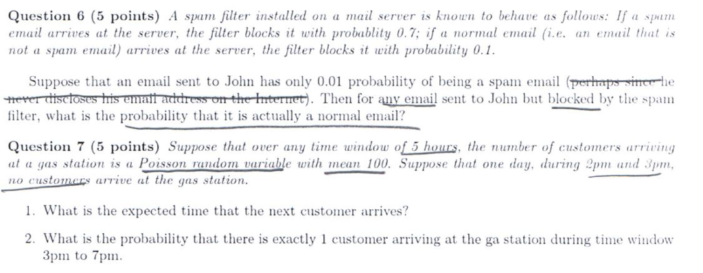Solved Question 6 (5 points) A spm filter installed on a | Chegg.com