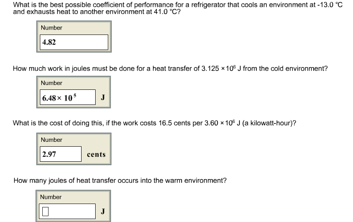 Solved What is the best possible coefficient of performance | Chegg.com