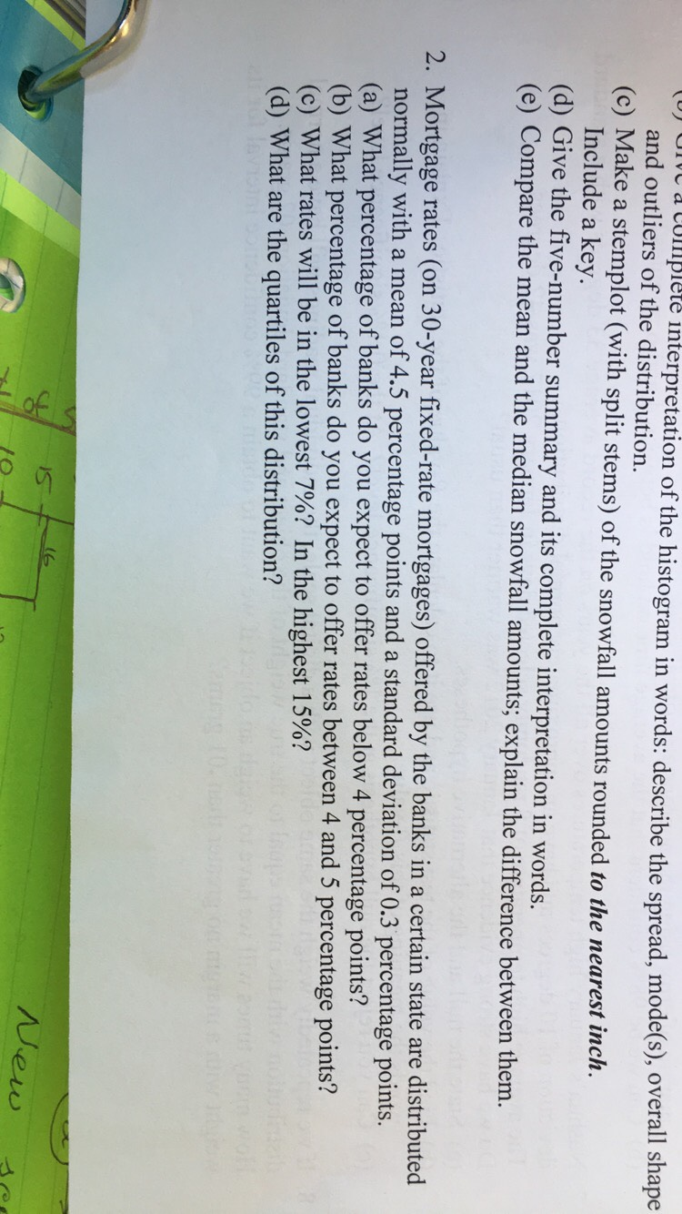 Solved Make a stemplot (with split stems) of the snowfall | Chegg.com