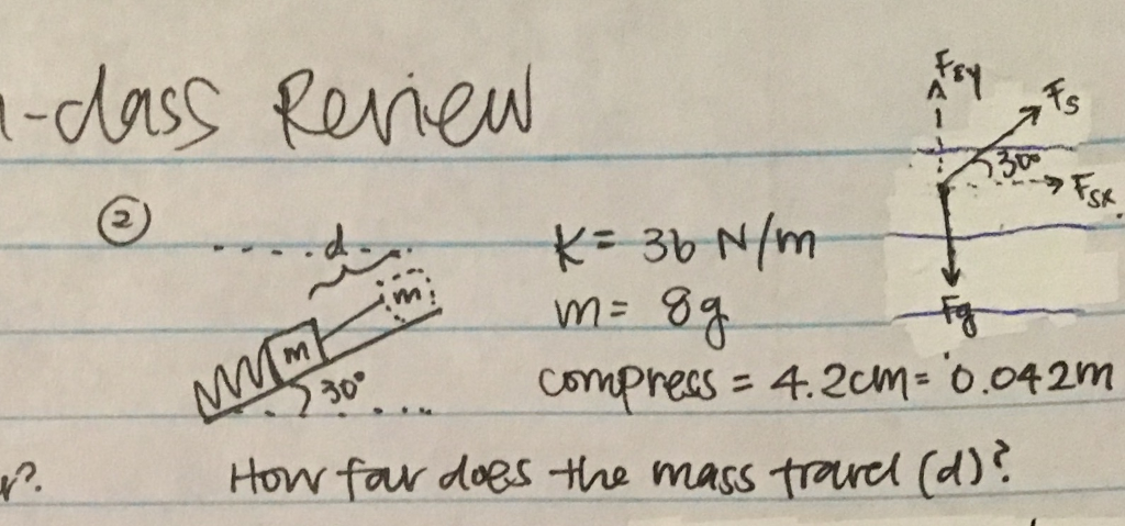 Solved fr SK 30 How four des-no mass-trarcl (d) e compress = | Chegg.com