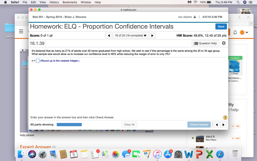 Solved Safari File Edit View History Bookmarks Window Help M | Chegg.com