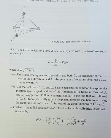 Solved The Hamiltonian for a three-dimensional system with | Chegg.com