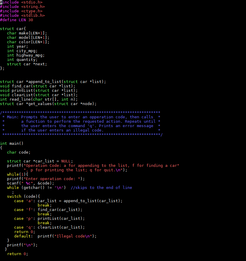 Solved 1. (60 points) Modify Project 8 so that the program | Chegg.com