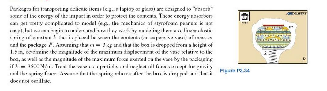Solved Packages for transporting delicate items (e.g., a | Chegg.com