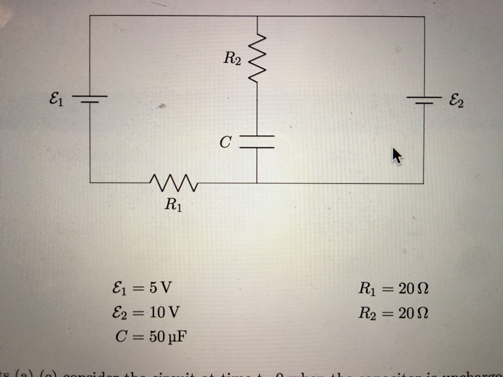 Solved 1. (20 points) Consider the circuit below that has at | Chegg.com