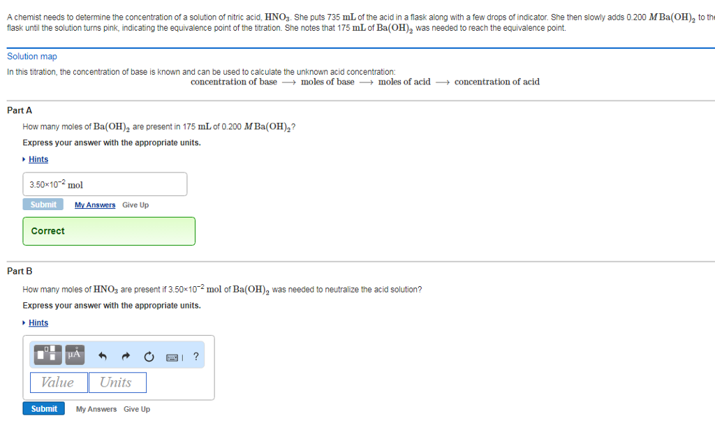Solved Base in Titration Learning Goal: To calculate the | Chegg.com