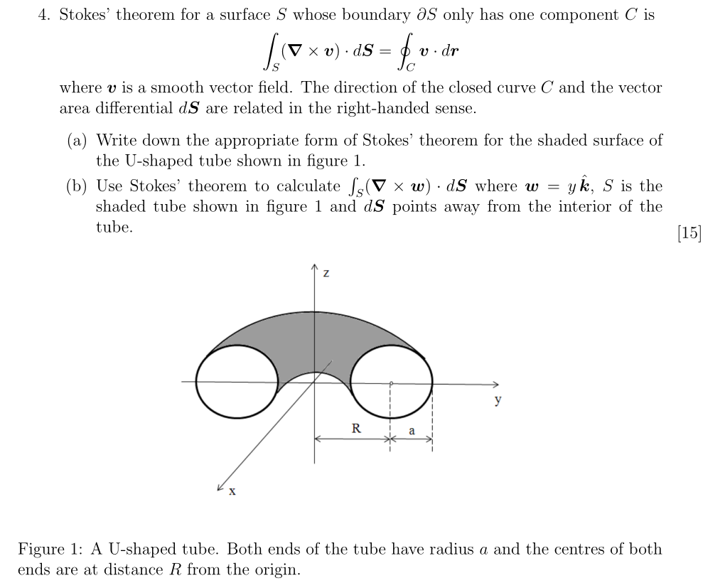 Solved Stokes’ theorem for a surface S whose boundary ?S | Chegg.com