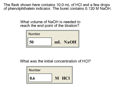 Solved The flask shown here contains 10.0 mL of HCI and a | Chegg.com