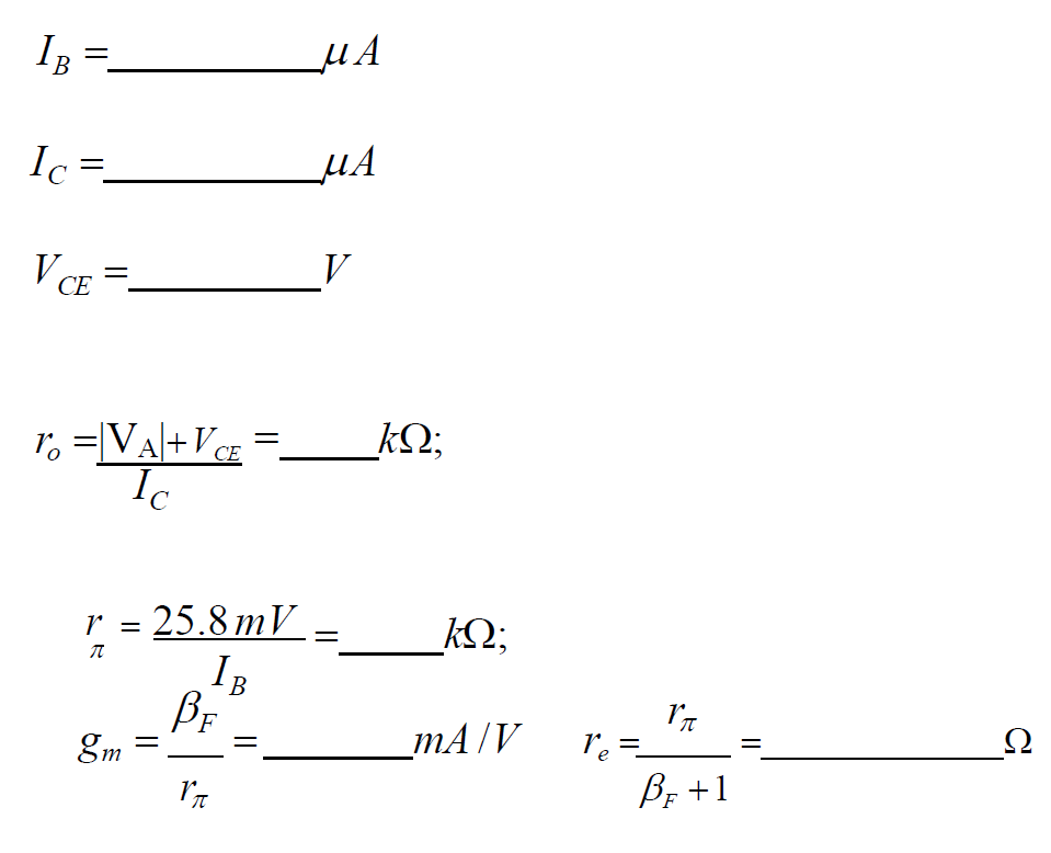 Solved The BJT parameters of the DC biasing circuit are: 255 | Chegg.com