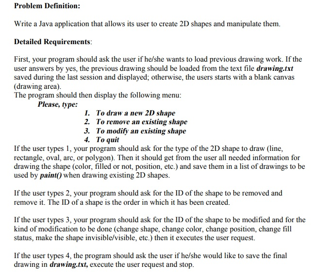Solved Problem Definition: Write a Java application that | Chegg.com