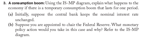Solved Using the IS-MP diagram, explain what happens to the | Chegg.com