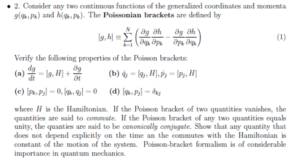 Consider any two continuous functions of the | Chegg.com