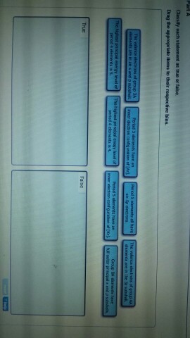 Solved Classify each statement as true or false Drag the | Chegg.com