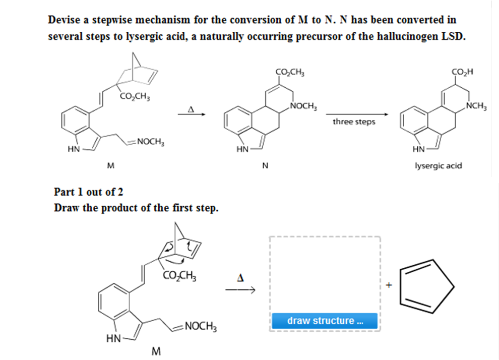 Solved Devise a stepwise mechanism for the conversion of M | Chegg.com