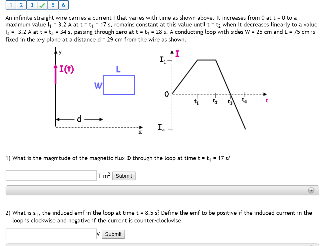 Solved An infinite straight wire carries a current I that | Chegg.com
