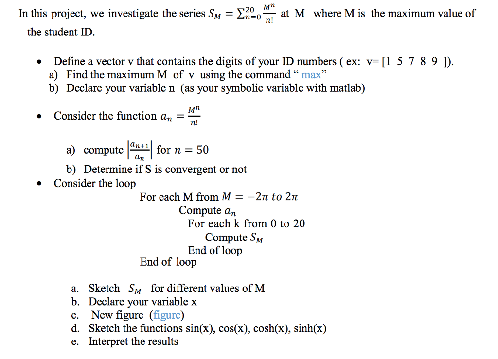 Solved In this project, we investigate the series SM-X00 at | Chegg.com