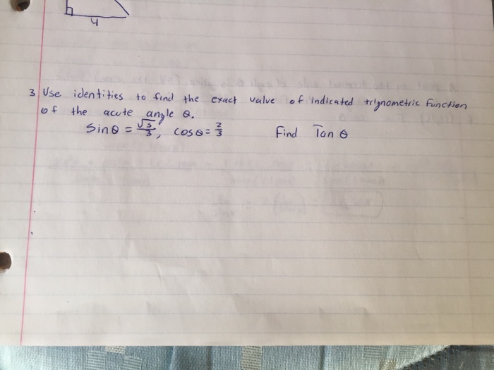 Solved Use identities to find the exact value of indicated | Chegg.com