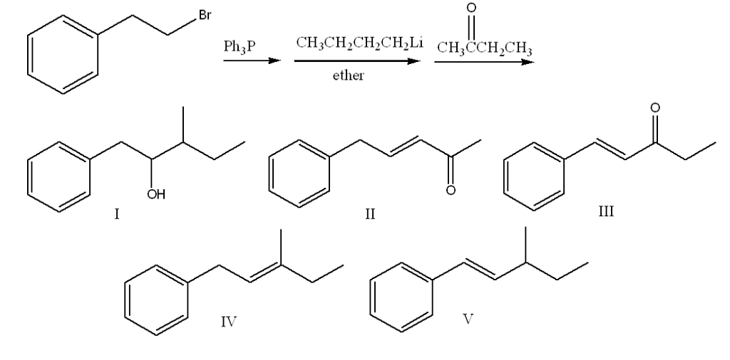 Solved OH Br Ph3P CHTCH2CH2CH Li CH HoCH ether | Chegg.com