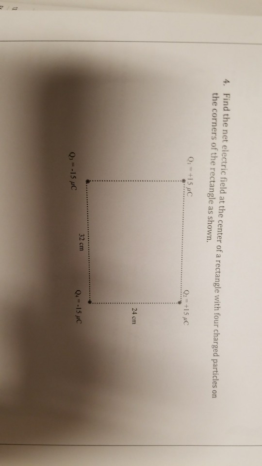 Solved Find the net electric field at the center of a | Chegg.com