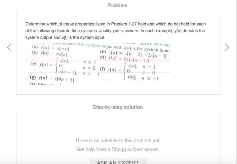 Solved Determine which of these properties listed in Problem | Chegg.com