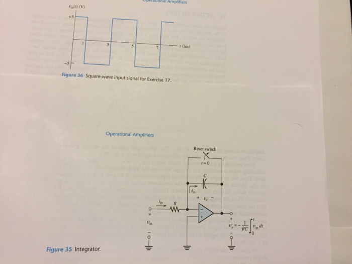 Solved Consider the integrator of figure 35 with the square | Chegg.com