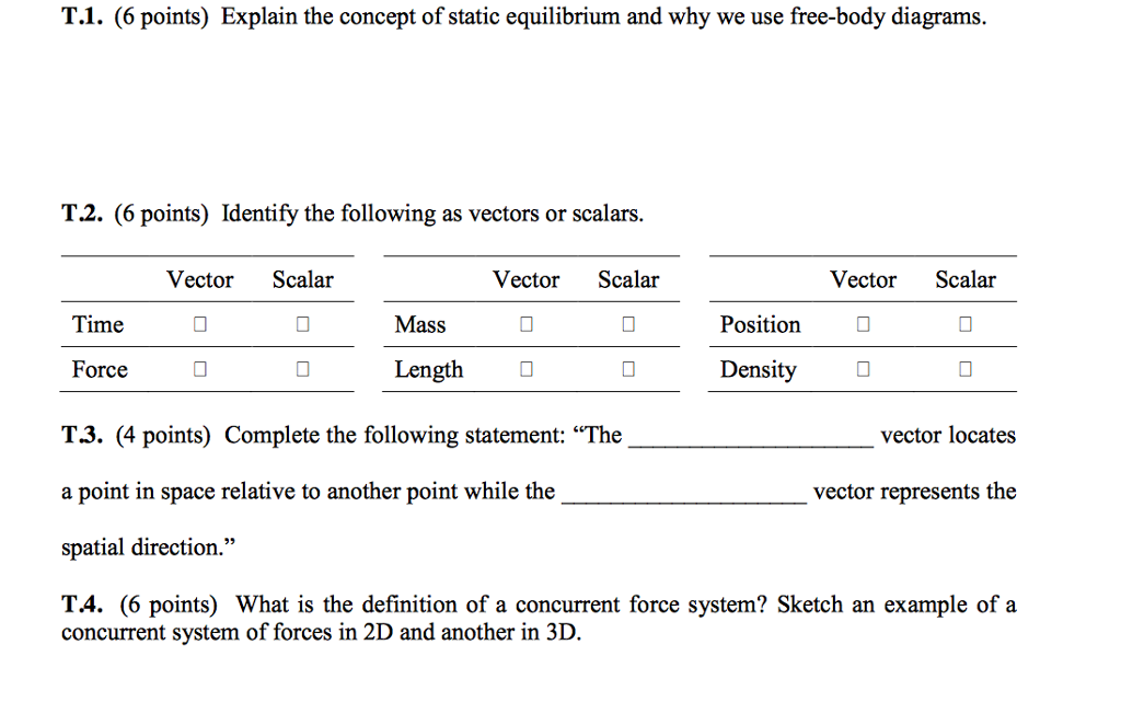 Solved 1 Explain the difference between scalar and vector | Chegg.com