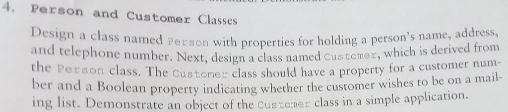 From Gaddis Starting Out With Visual C#, 4th edition | Chegg.com