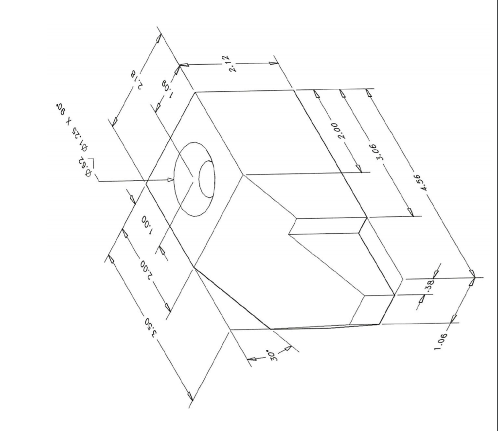Solved Draw the necessary orthographical views and | Chegg.com Solved Draw the necessary orthographical views and | Chegg.com