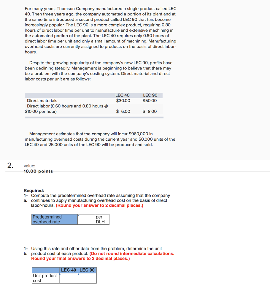 Solved Precision Manufacturing Inc. (PMI) makes two types of | Chegg.com