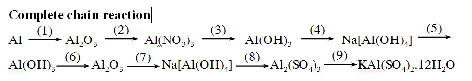 Solved Complete chain reaction | Chegg.com