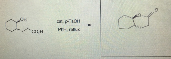 Solved OH cat, p-TsOH PhH, reflux | Chegg.com