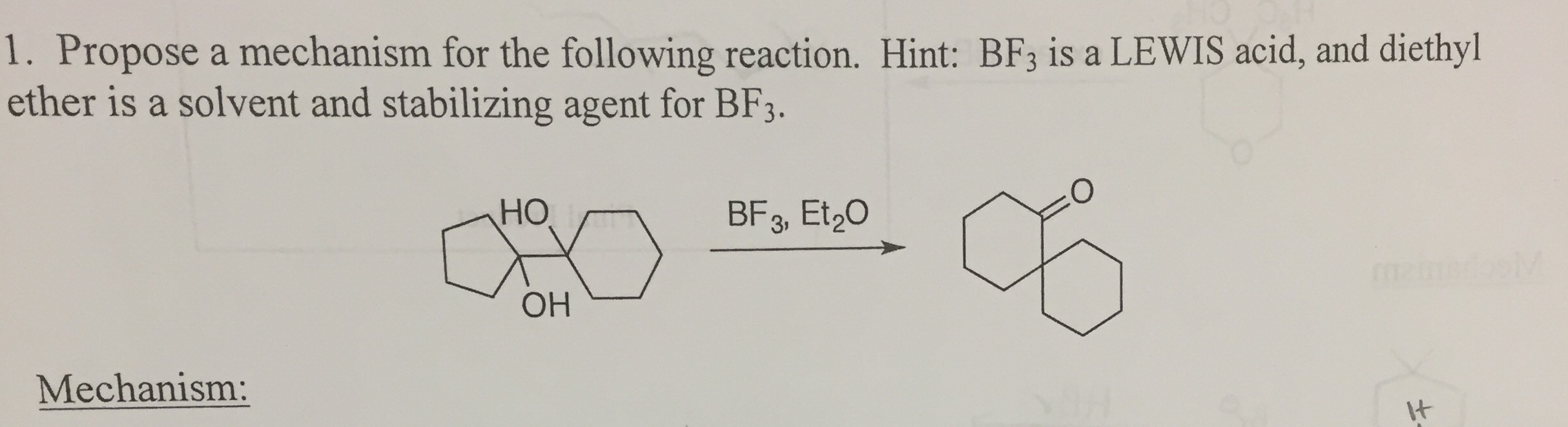 Solved Propose a mechanism for the following reaction. | Chegg.com