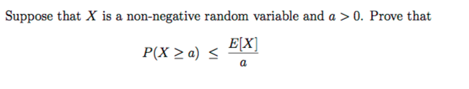 Solved Suppose That X Is A Non Negative Random Variable And 