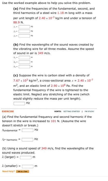 Solved Use the worked example above to help you solve this | Chegg.com