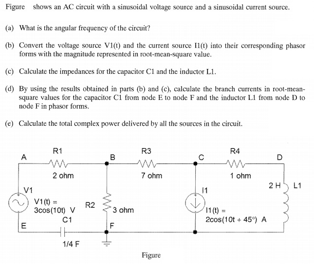 Solved Please answer the questions below about AC circuit. I | Chegg.com