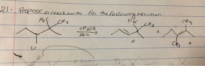 Solved Propose a mechanism for the following reaction. | Chegg.com