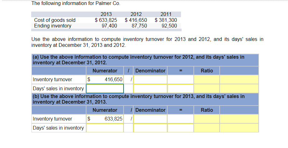Solved Use the above information to compute inventory | Chegg.com