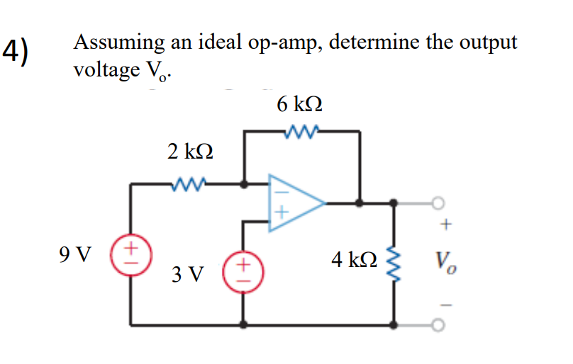 Solved Assuming an ideal op-amp, determine the output | Chegg.com Solved Assuming an ideal op-amp, determine the output | Chegg.com