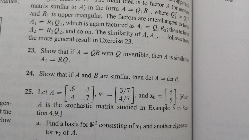Solved URGENT LINEAR ALGEBRA HELP PLEASE Linear algebra! | Chegg.com