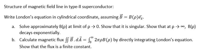 Structure of magnetic field line in type | Chegg.com