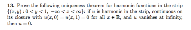 Solved 13. Prove the following uniqueness theorem for | Chegg.com