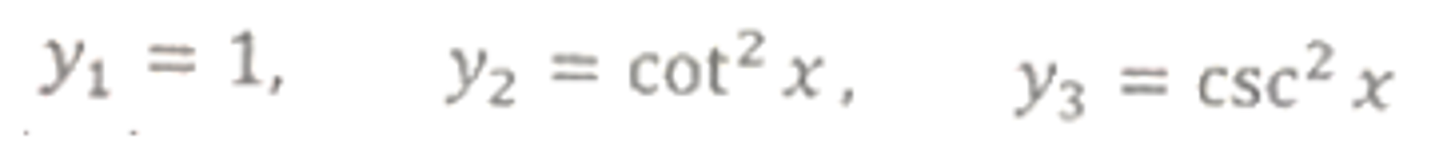 Solved Use determinant of wronskian, to find if this | Chegg.com