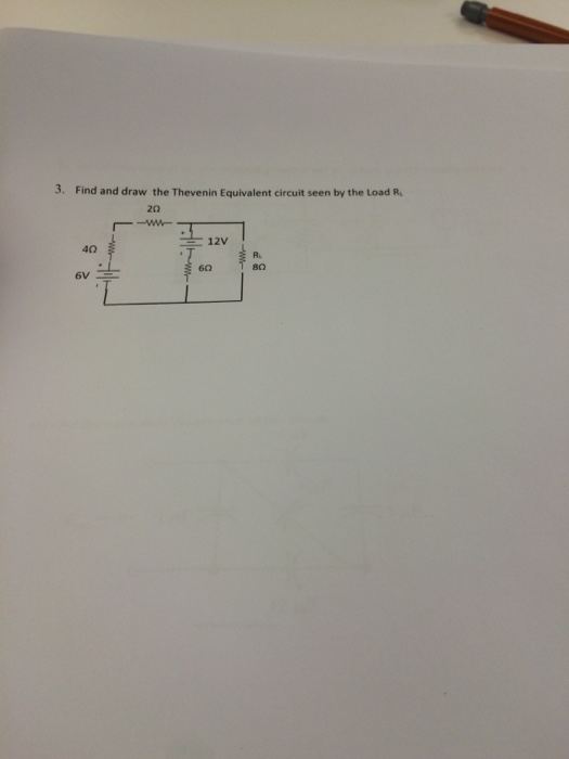 Solved Find and draw the Thevenin Equivalent circuit seen by | Chegg.com Solved Find and draw the Thevenin Equivalent circuit seen by | Chegg.com