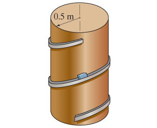(Solved) - The position of the box sliding down the helical ramp is ...