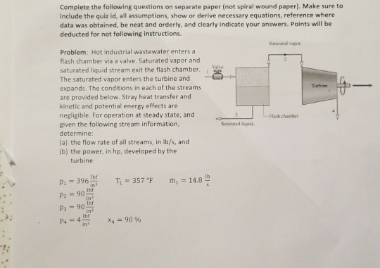 Solved Complete the following questions on separate paper | Chegg.com