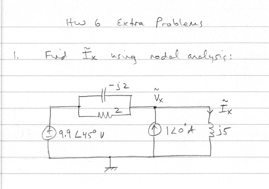 Solved Find x using nodal analysis: | Chegg.com