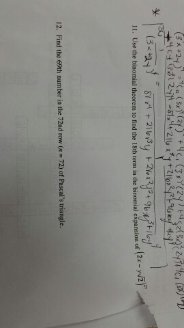 Solved Use the binomial theorem to find the 18th term in the | Chegg.com
