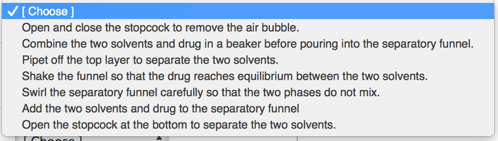 Solved Choose l Open and close the stopcock to remove the | Chegg.com