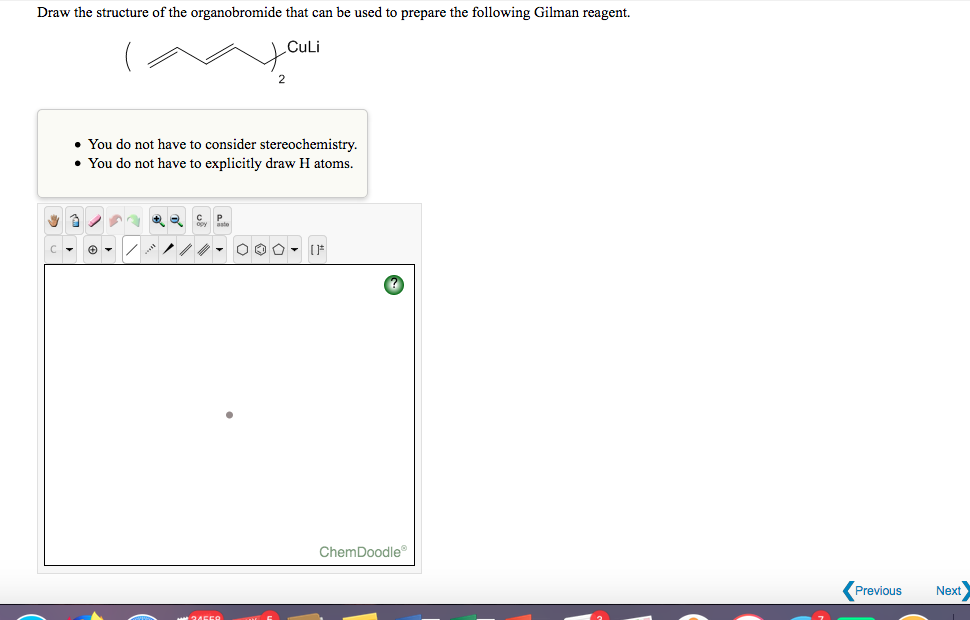 Solved Draw the structure of the organobromide that can be | Chegg.com